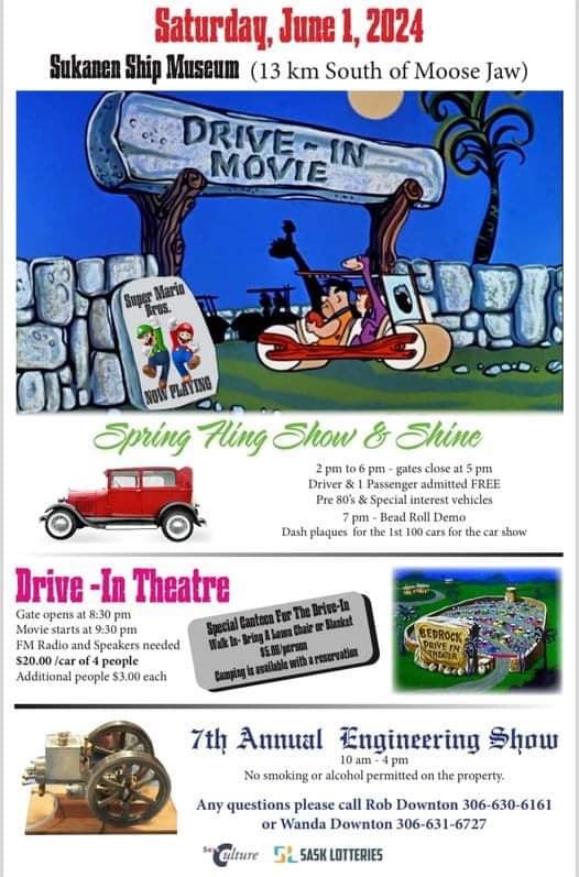 Spring Fling Show and Shine, Drive-in movie, and more at Sukanen Ship! - DiscoverMooseJaw.com ...